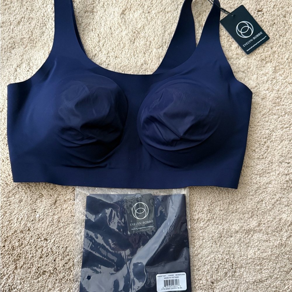 Evelyn Bobbie - Bobbie Scoop Bra And Panty Set Midnig… - Gem